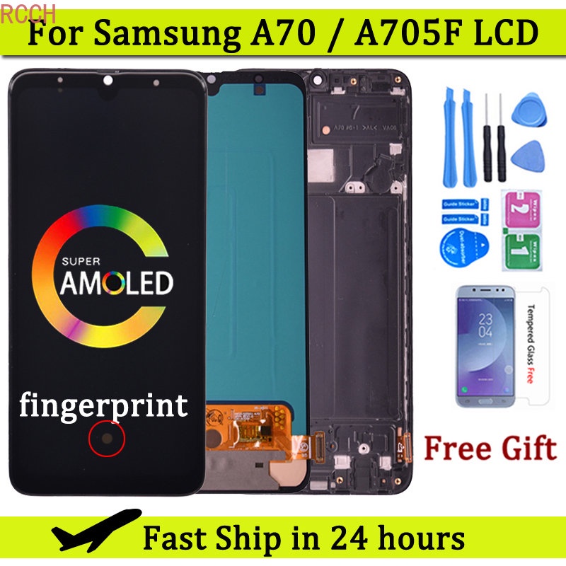 Super AMOLED For Samsung Galaxy A70 A705/DS A705F LCD Display With ...
