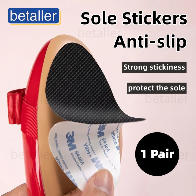 1 pair Wear-resistant Tendon Rubber Shoe Mat High Heel Sole Protector ...