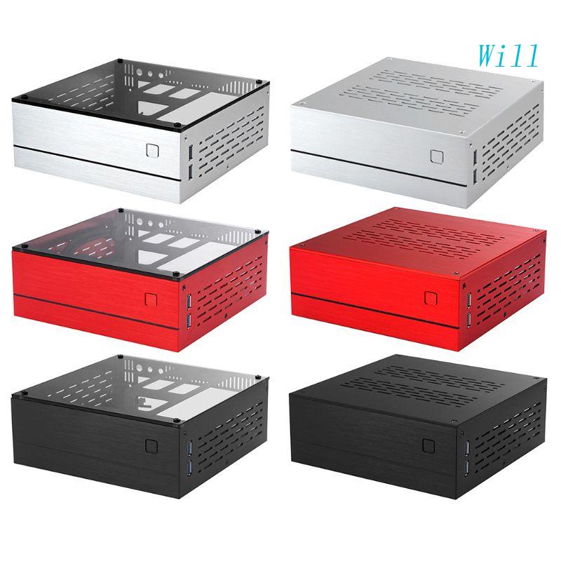 Will B01 Mini ITX Computer for Case Chassis Aluminum/Glass Briefcase ...