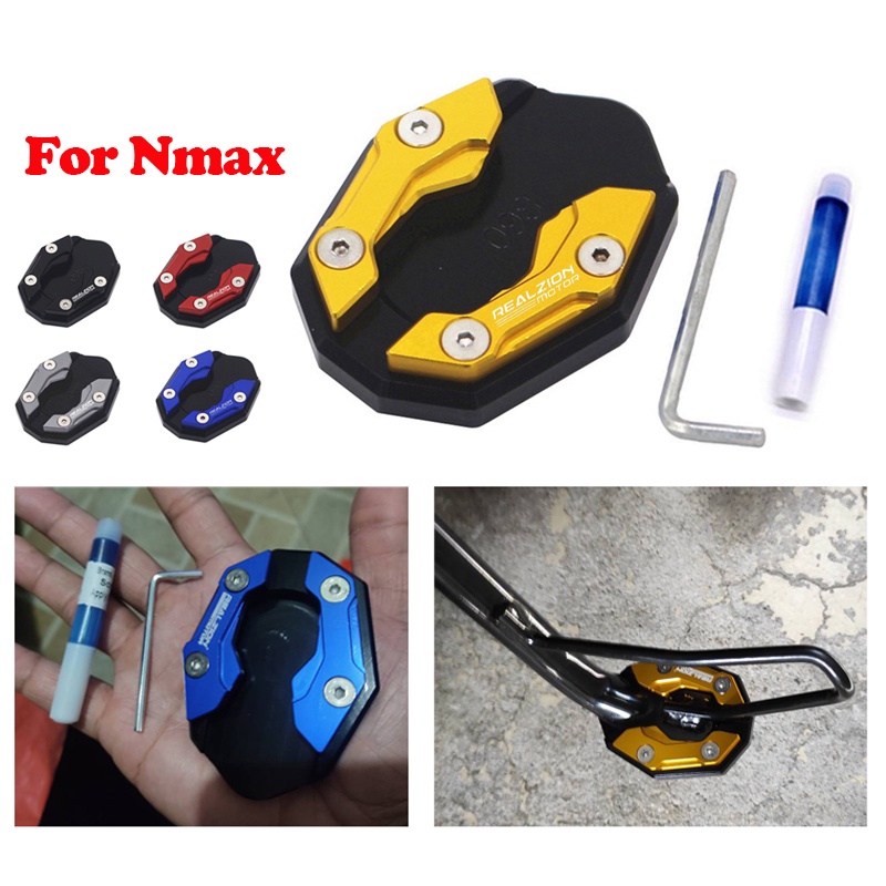 REYGEAKT For Nmax 155 V1 V2 V3 Side Stand Flat Foot Extension Kickstand ...
