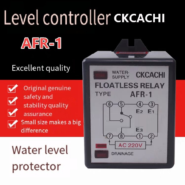 AFR-1 AC 220V Liquid Level Controller Relay Water Level Switch | Shopee ...
