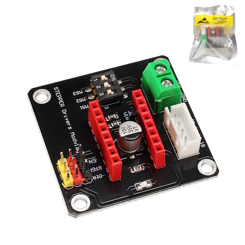 42 Stepper Motor Driver Expansion Board A4988, DRV8825 3D Printer ...
