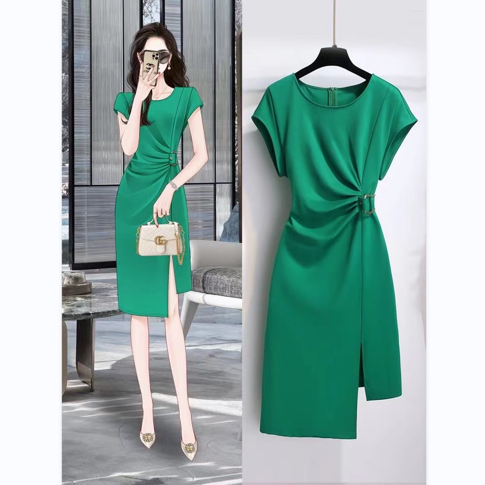 maxi semi bodycon top gown formal long dress with slit side korean modern filipiniana for women ...