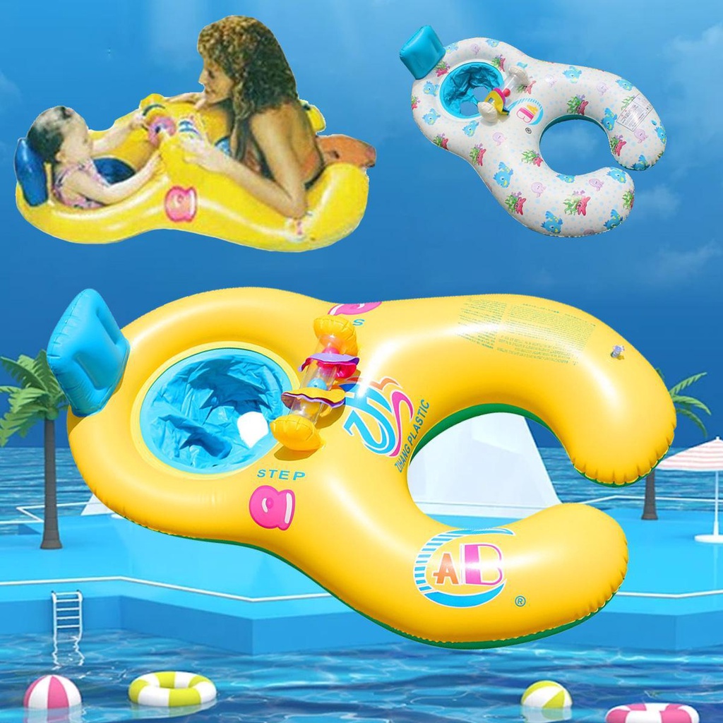 Baby swimming ring Parent-Child Interaction Swimming Circle Momther And ...