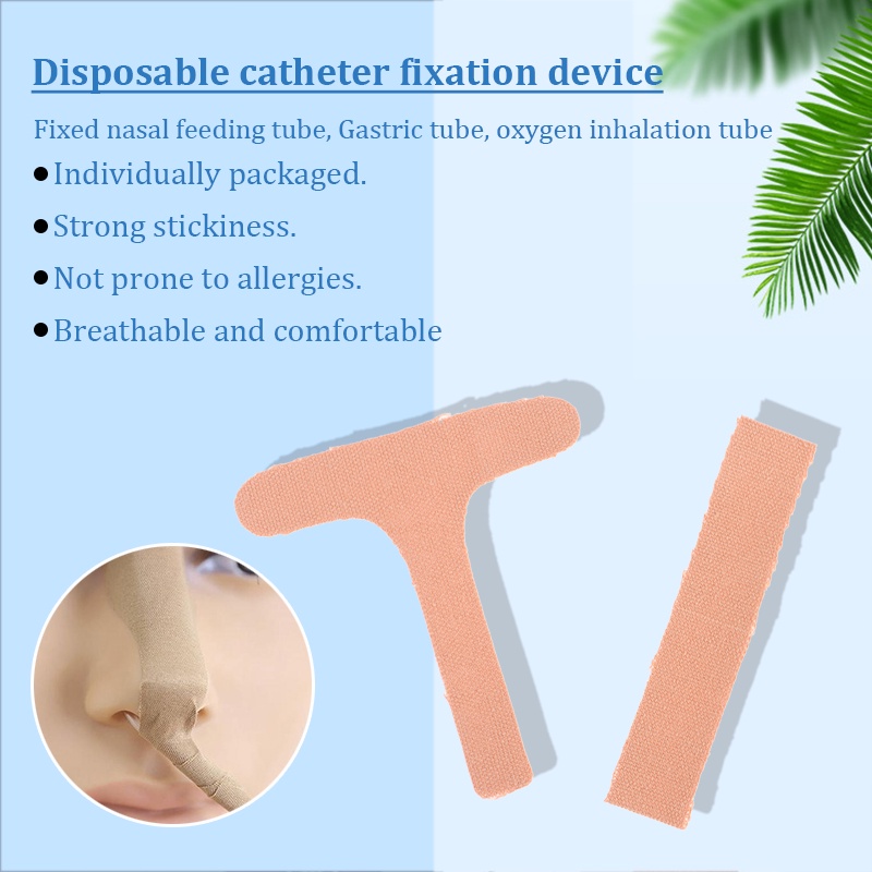 4Pcs Nasal Tube Nasal Strips Nasal Tube Fixed Sticker Catheter Patches ...