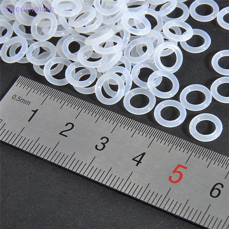 Sweethouse 120Pcs Silicone Rubber O-Ring Switch Dampeners White For ...