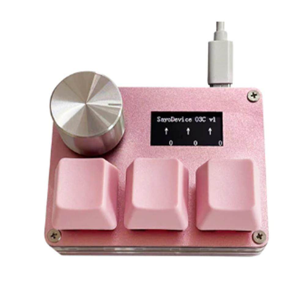 Sayobot O3C OSU Keypad Macro Mechanical Keyboard IPS Color Screen Knob ...