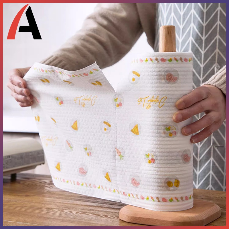 Disposable Kitchen Oil Absorbent Paper Towels Washable Dish Towel Non ...