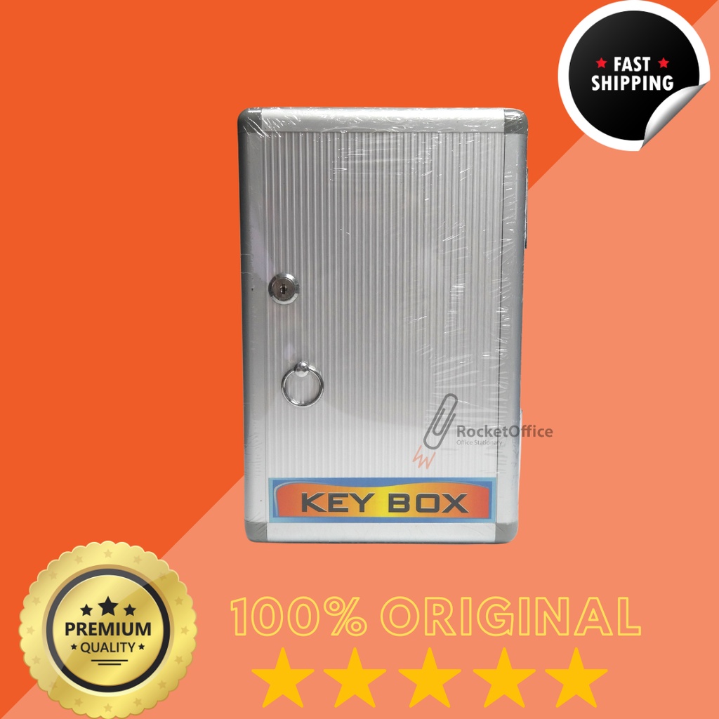KEY BOX Aluminum 24 Key Hanger For Home Office - Key Organizer with Key ...