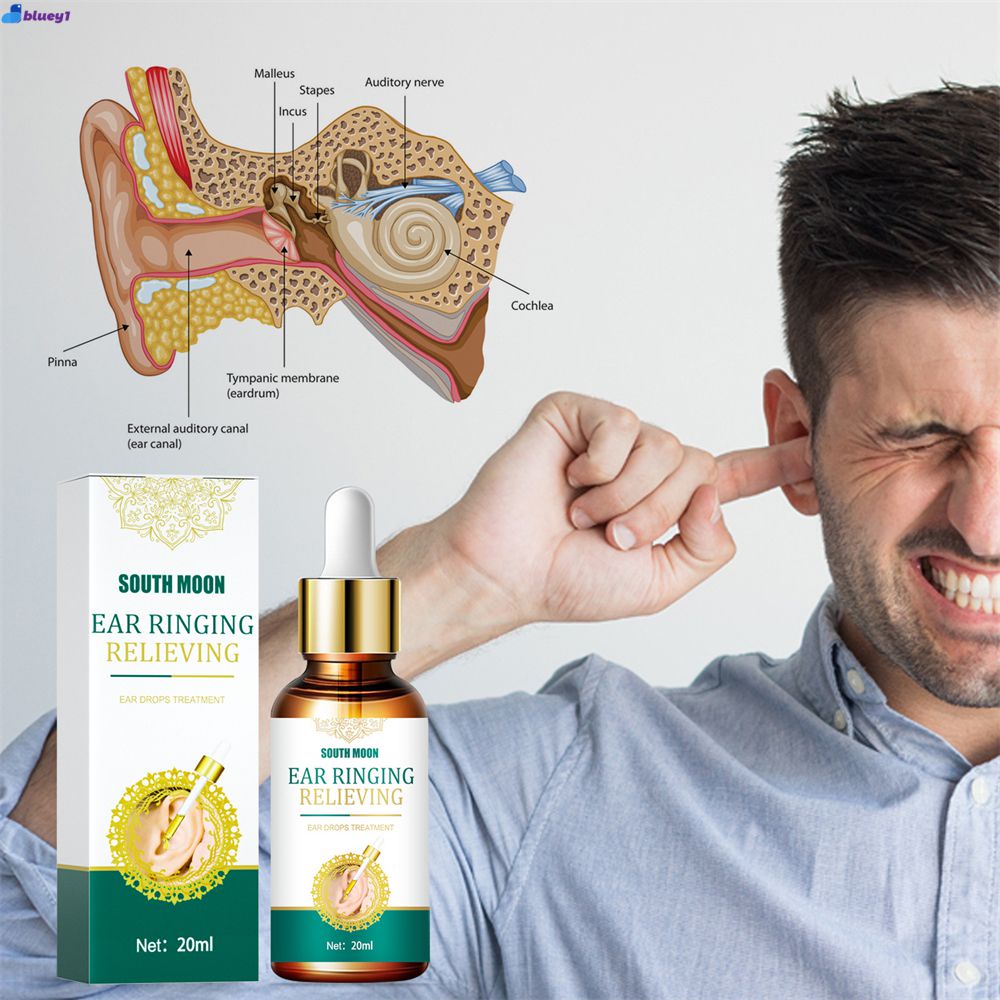 South Moon Tinnitus Liquid Ear Drops Infection Treatment Ear Wax ...