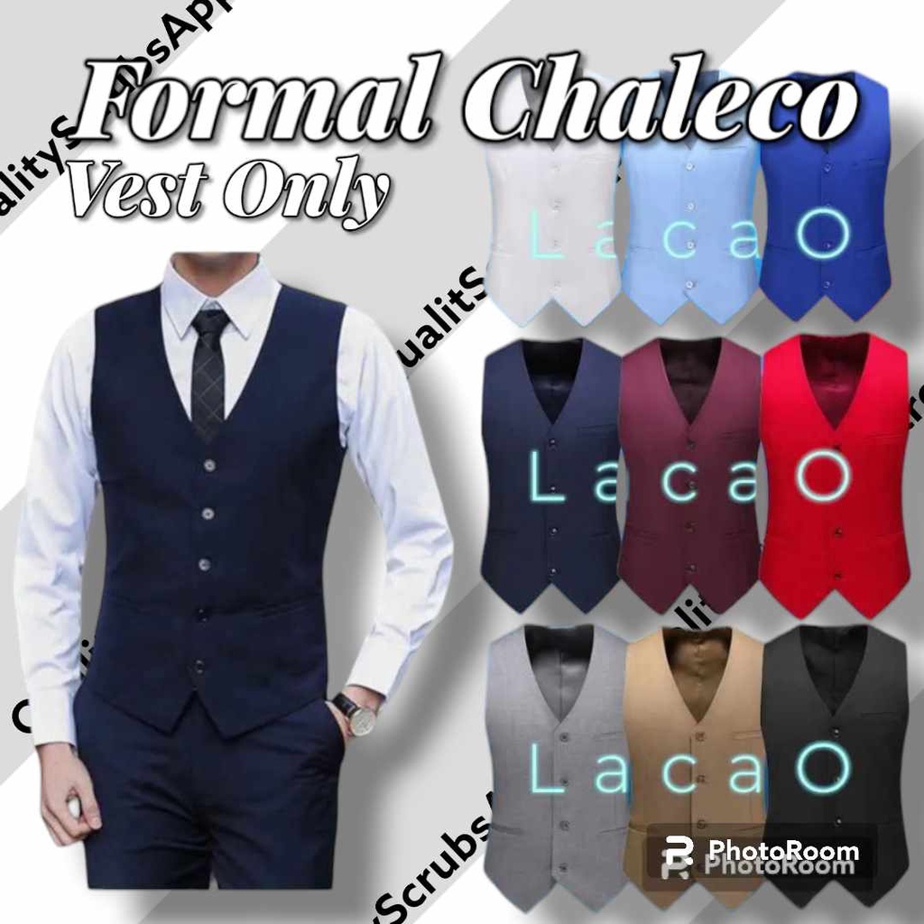 QSA'S/QUALITY CHALECO/VEST/FORMAL ATTIRE FOR KIDS/ADULT | Shopee ...