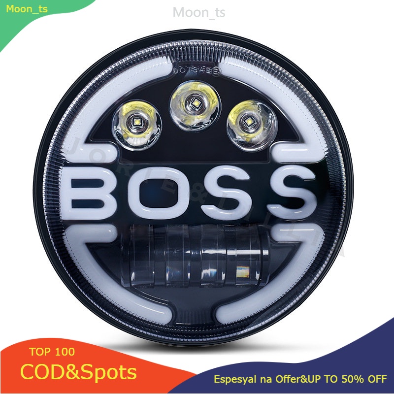 【COD】car LED motorcycle spotlight high and low beam integrated ...