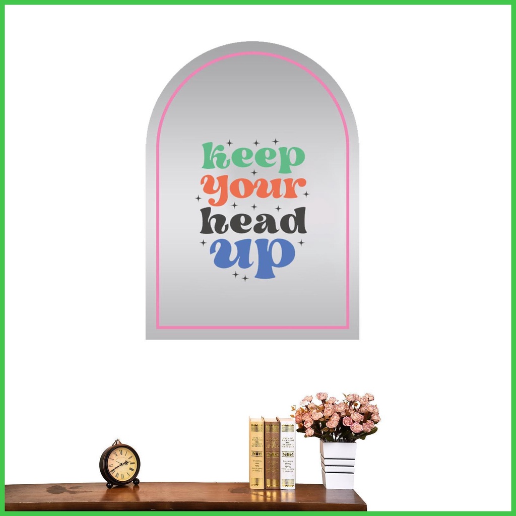 Acrylic Mirror Wall Decor Stickers Mirror Decals Peel And Stick Cartoon ...