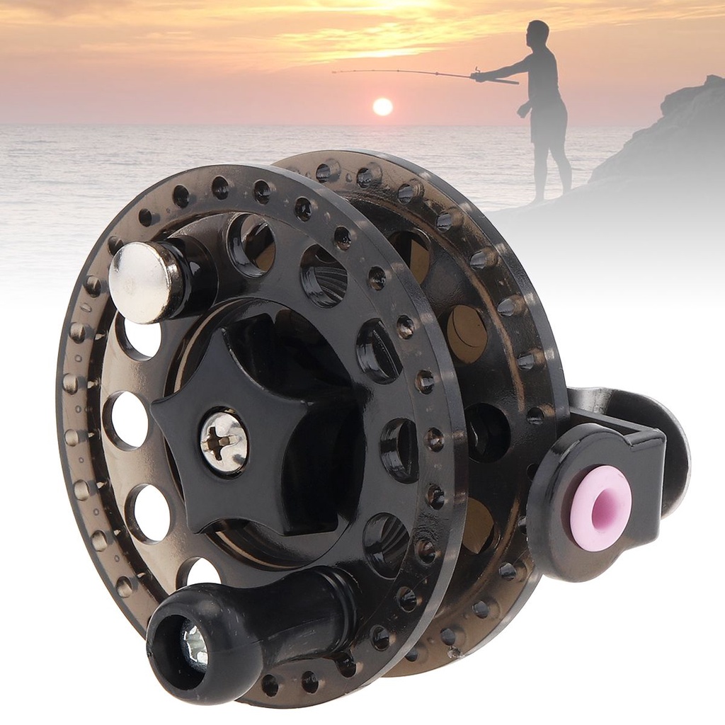 Mini Winter Ice Fishing Reel Ultralight 50mm 55mm 60mm Hand Reel Fly ...