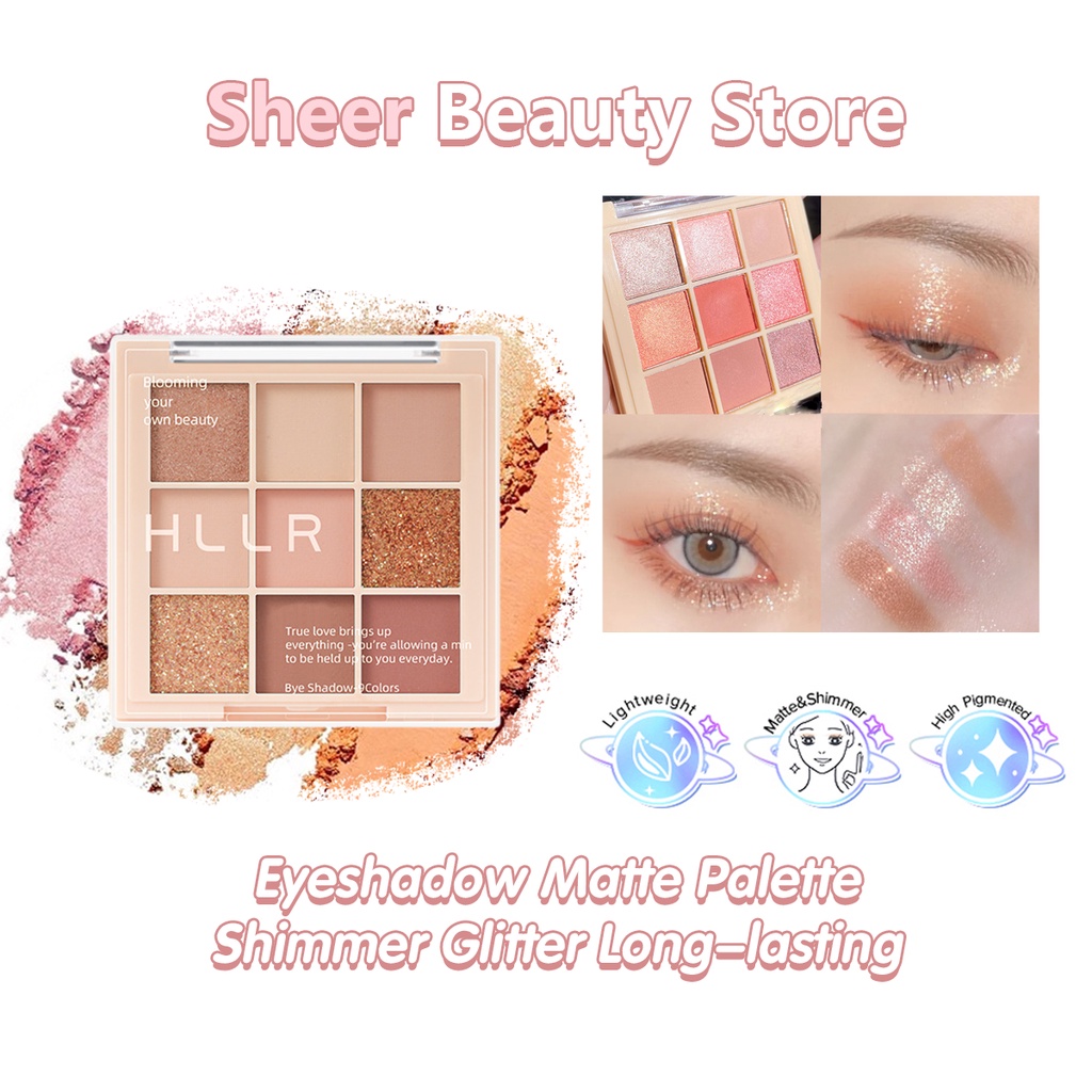 Nine Color Eyeshadow Palette Eyeshadow Palette Matte Waterproof Sweat ...