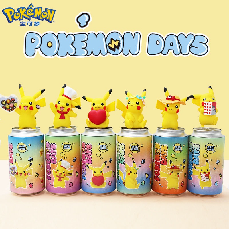 Pokemon Pokemon Doll Pikachu Adorable Jar Gift Toy Handwork Blind Box ...