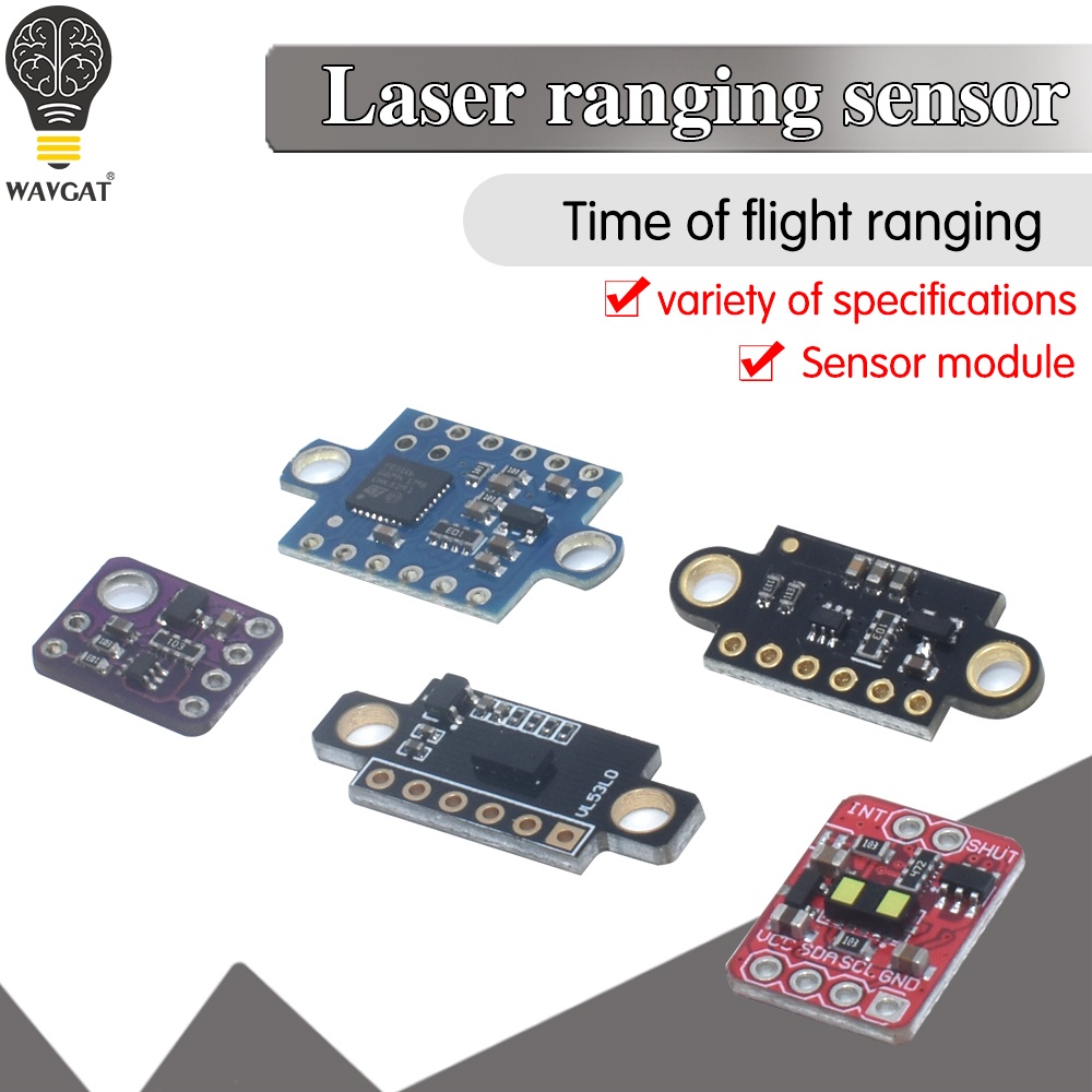 VL53L0X VL53L1X Time-of-Flight (ToF) Laser Ranging Sensor Breakout ...