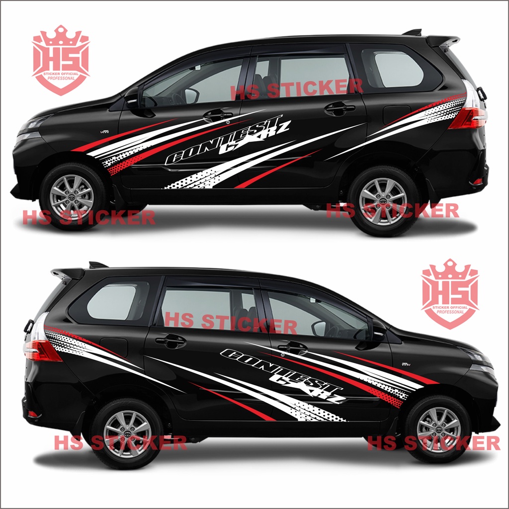 Toyota avanza car stickers xenia avanza car stickers xenia car stickers ...