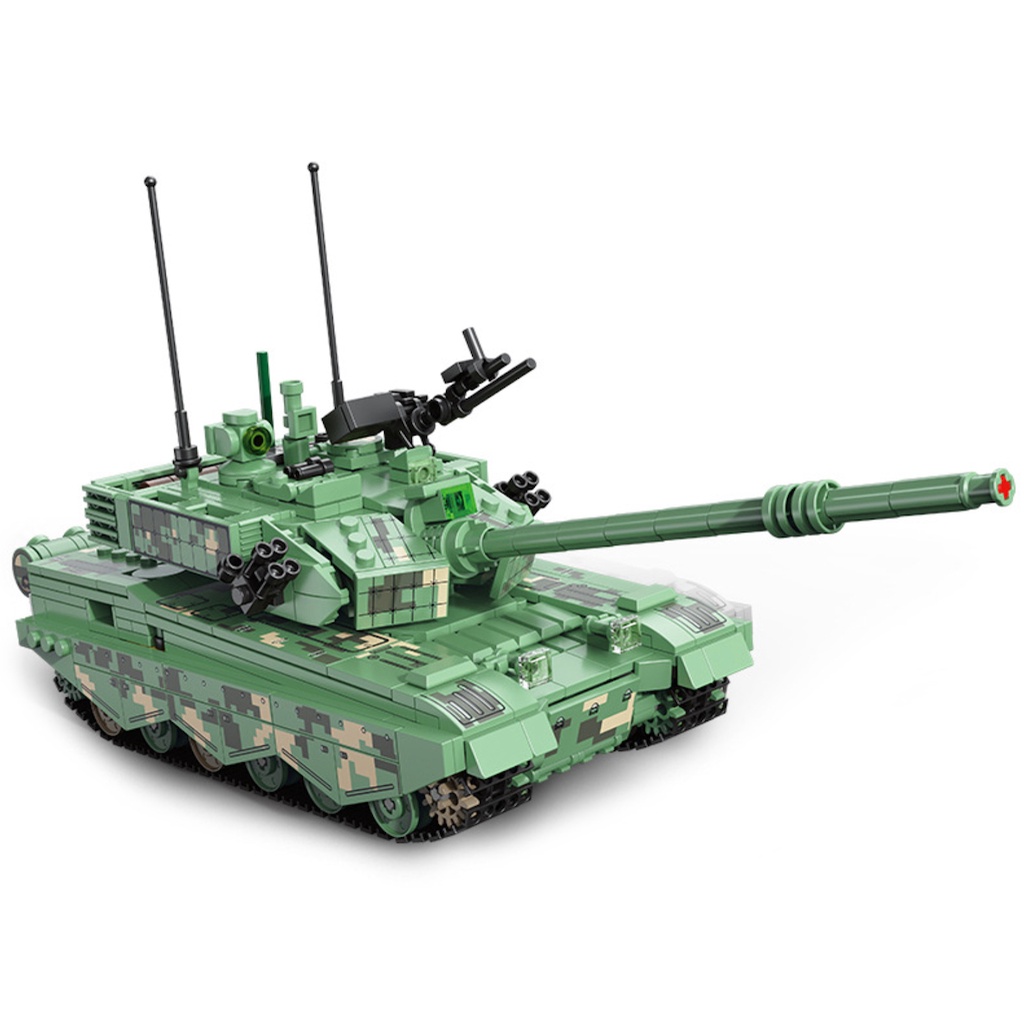Mytopshop 868PCS MOC WW2 4in1 Main Battle Tank Self-propelled Artillery ...
