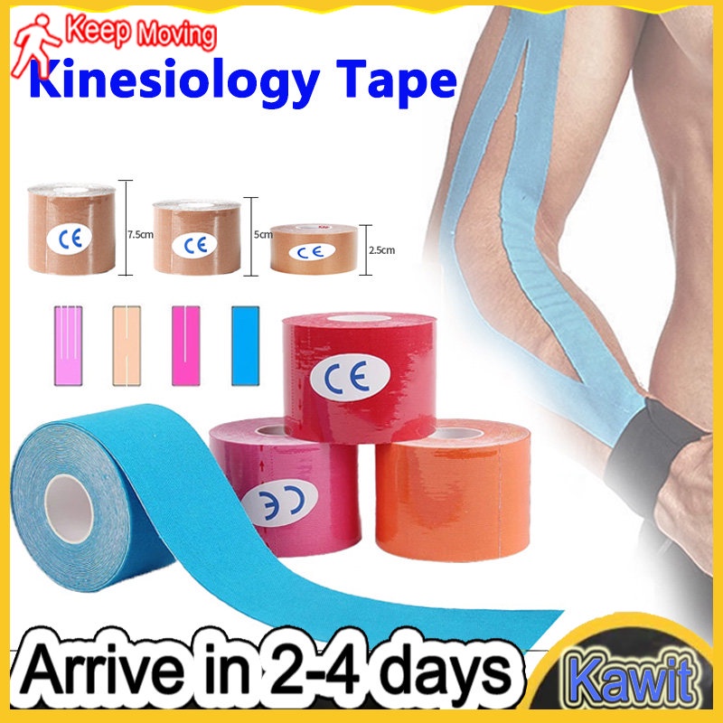 Kinesiology Tape Muscle Stretch Pain Relief Athletic Recovery Elastic ...