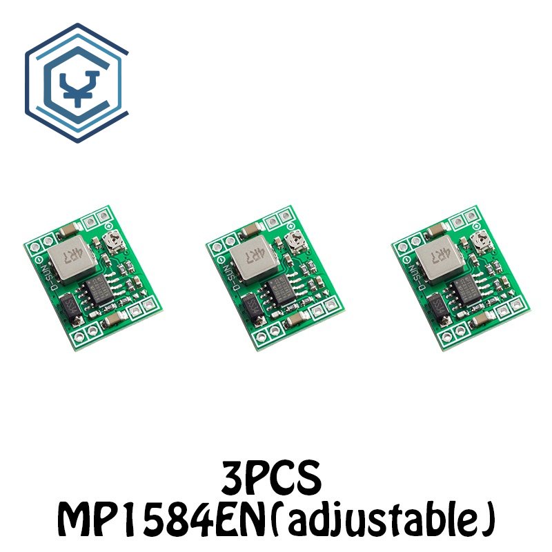 3PCS Step-down module MP1584EN DC-DC 3A adjustable from 24V to 12V 9V ...