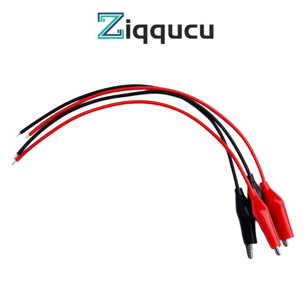 ZIQQUCU Alligator Clips Electrical Test Lead Wire Cable with Insulators ...