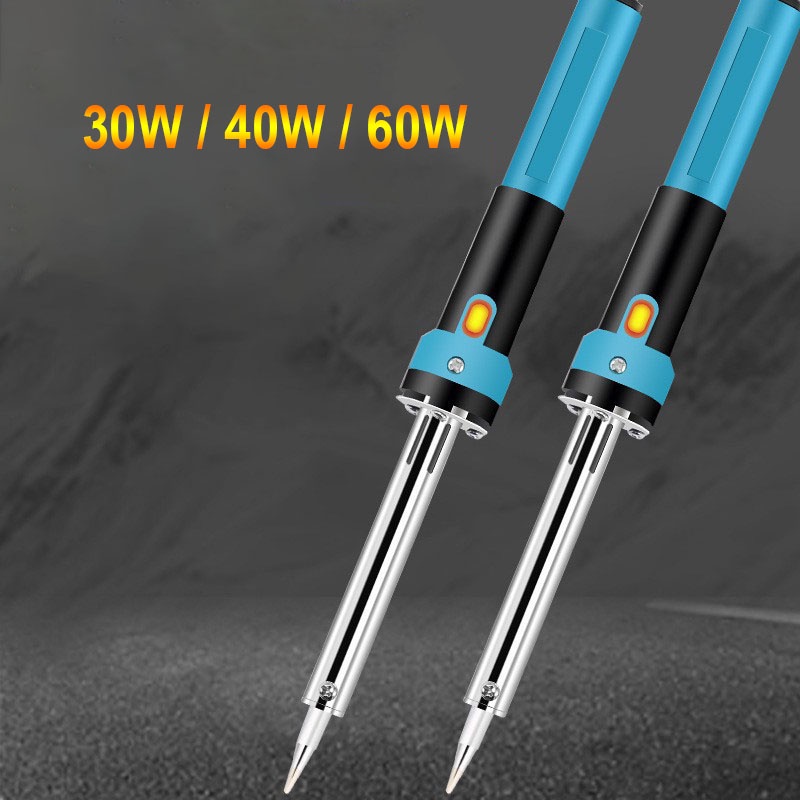 Eu 60W Soldering Iron Electric With Indicator Light Electrician Welding ...