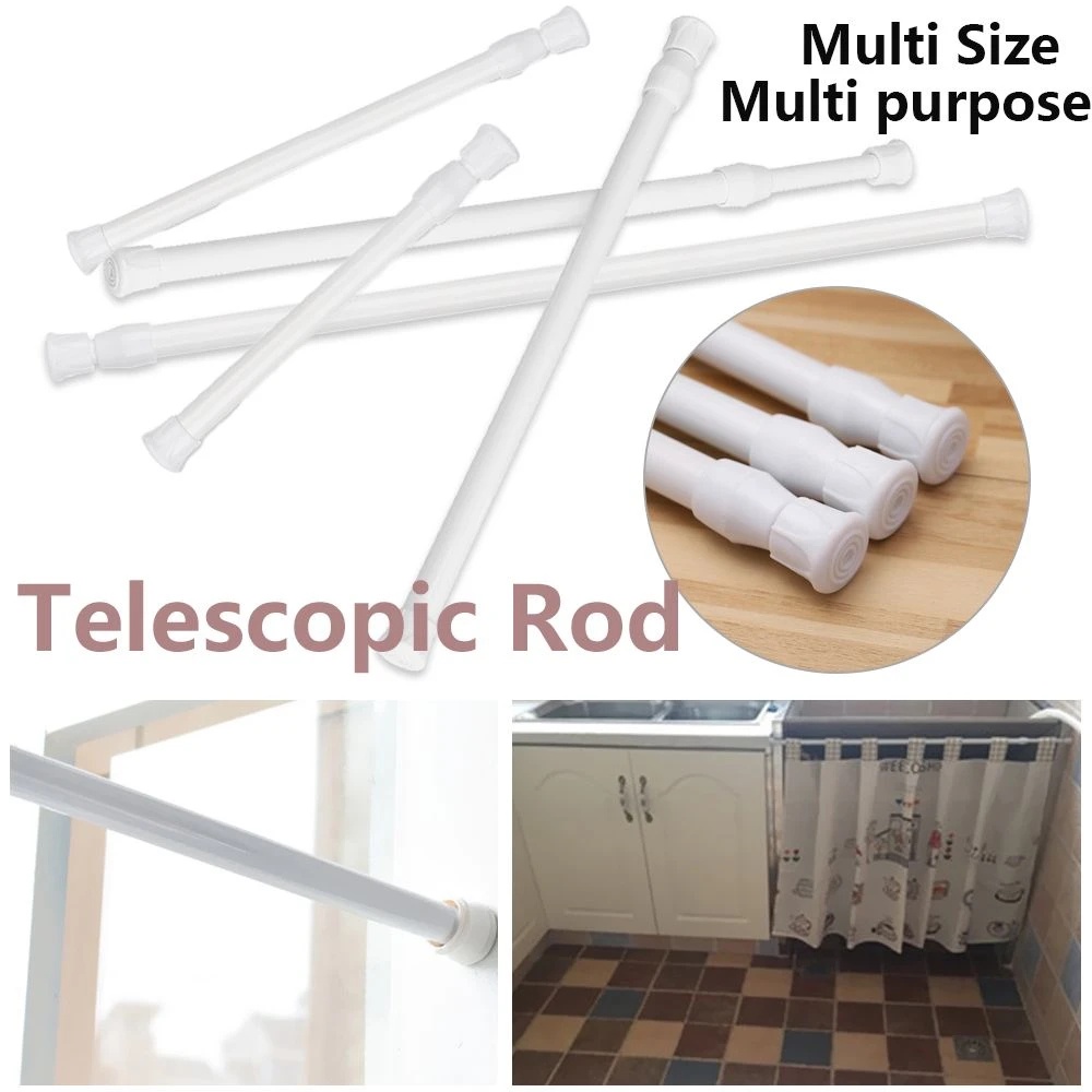Spring Loaded Extendable Rod/Adjustable Curtain Telescopic Pole ...