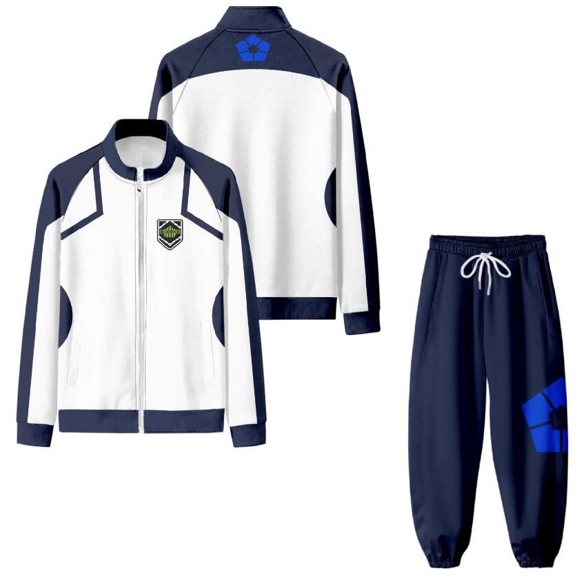 Blue Lock Anime Cosplay Costume Reo Nagi Bachira Isagi Chigiri Full-Zip ...