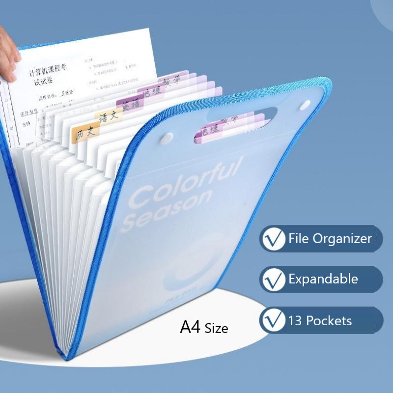 Frone. A4 Expanding File Folder Portable Documents Organizers with ...
