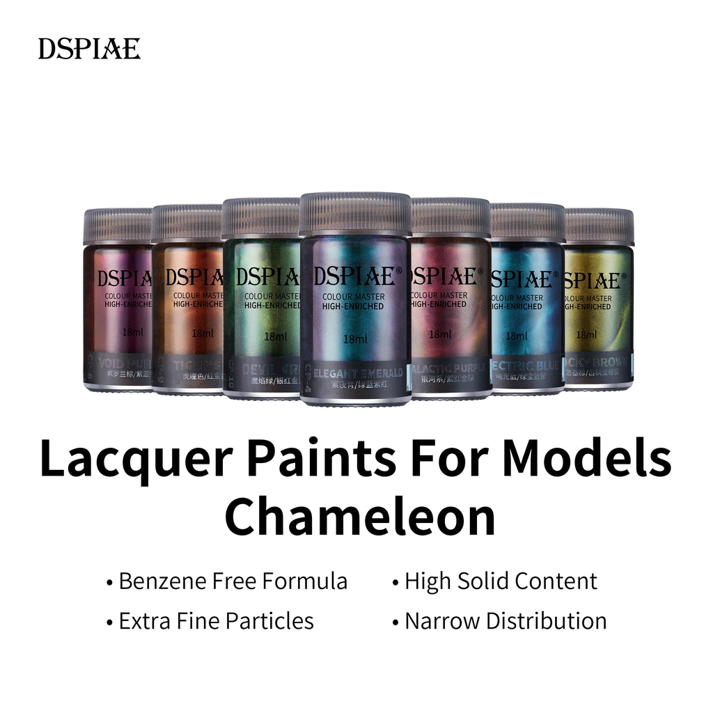 Dspiae Gundam Paint Chameleon Color Series CP1-CP16 Lacquer Paint ...