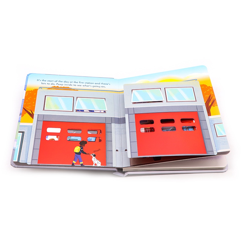 Usborne Peep Inside How A Fire Engine Works 3D Flap English Picture ...