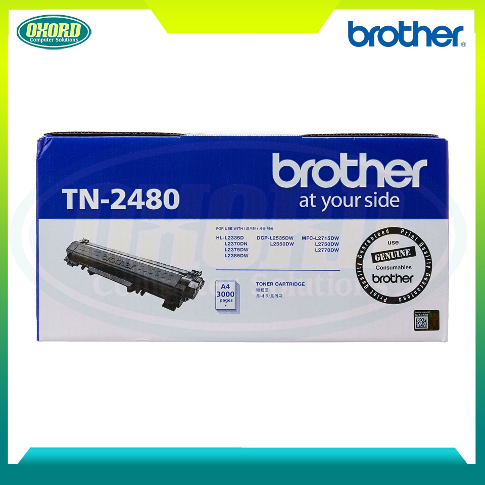 BROTHER TN-2480 BLACK ORIGINAL LASER TONER CARTRIDGE | Shopee Philippines