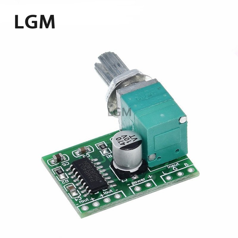 PAM8403 5V Power Audio Amplifier Board 2 Channel 3W W Volume Control ...