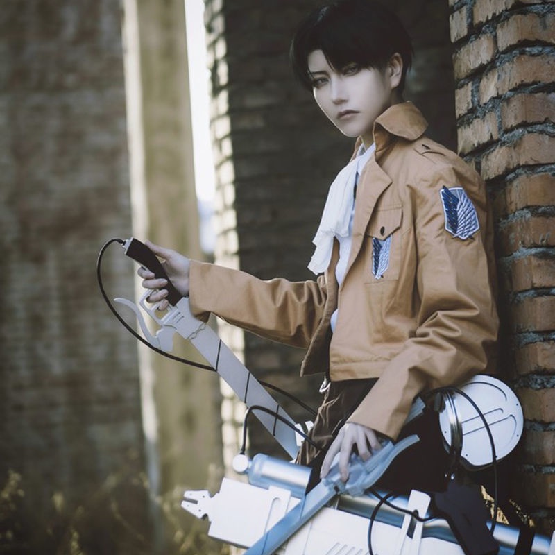Attack on Titan Eren Jaeger Mikasa·Ackerman cosplay Costume Wings of ...