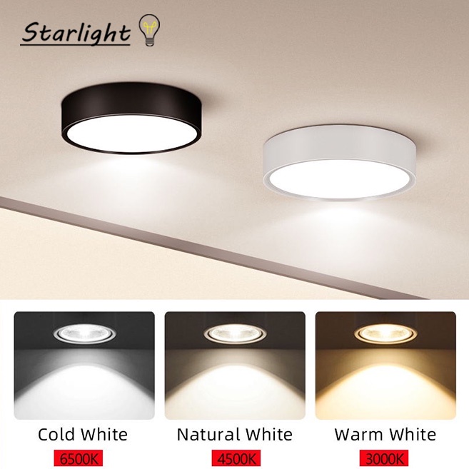 Led down lamp circular ceiling lamp 5W 15W surface mounted down lamp ...