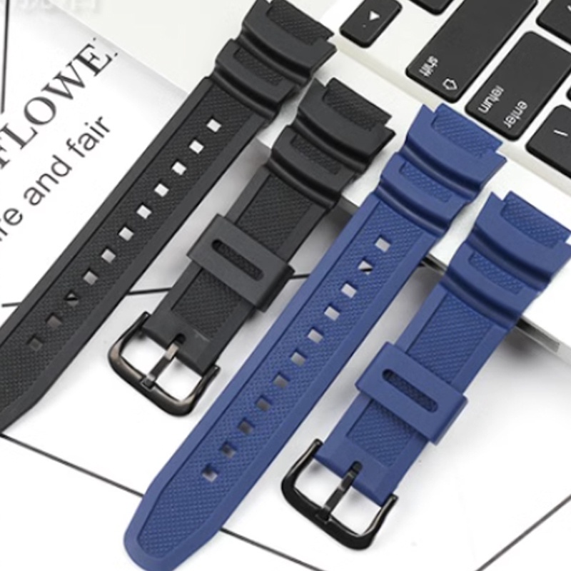 YIFILM Rubber Strap For CASIO AE-1500 ae-1500wh AE-1500WHX Resin ...