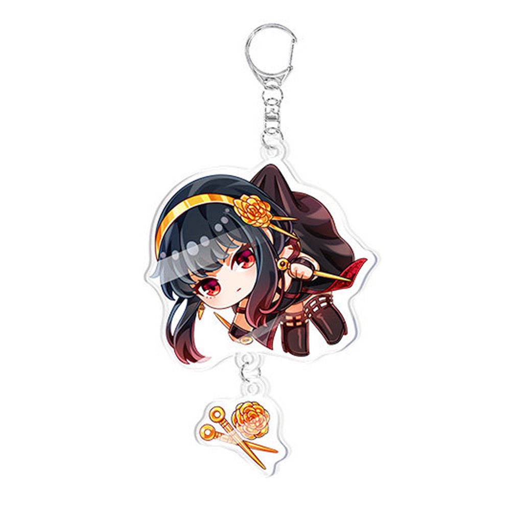 Japan Anime Spy X Family Keychain Cute Forger Anya Yor Loid Bond Barnes ...