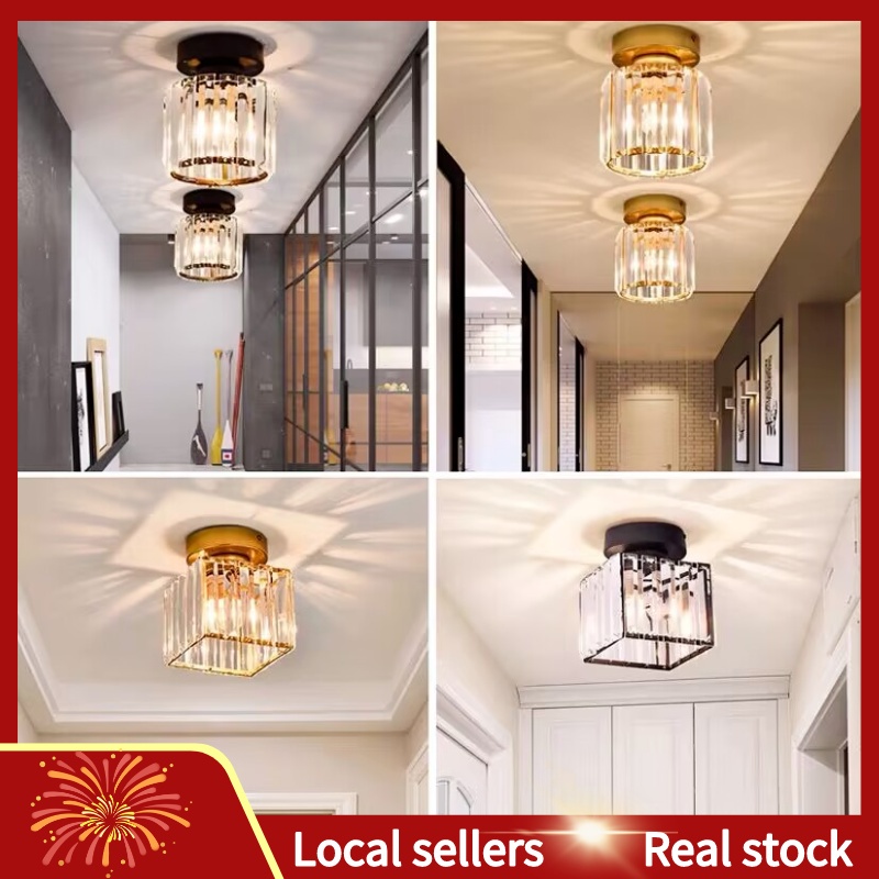 Simple Ceiling Light Tricolor Ceiling Lamp LED Crystal Lights for ...