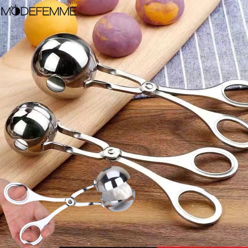 Easy Fast Rice Balls Maker Stainless Steel Meatball Making Spoon Ice ...