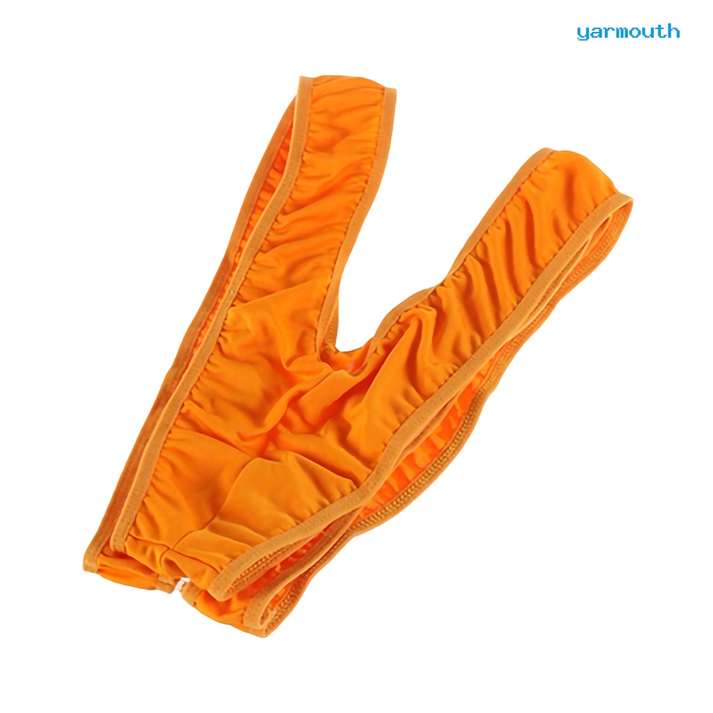 YYR--Mankini Solid Color/Leopard Print Stretchy Sexy Men Solid Color ...