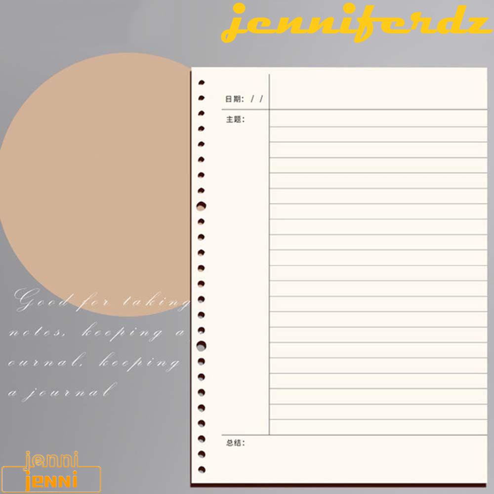 JENNIFERDZ Loose Leaf Notebook 60 Sheets Cornell Line Office School ...