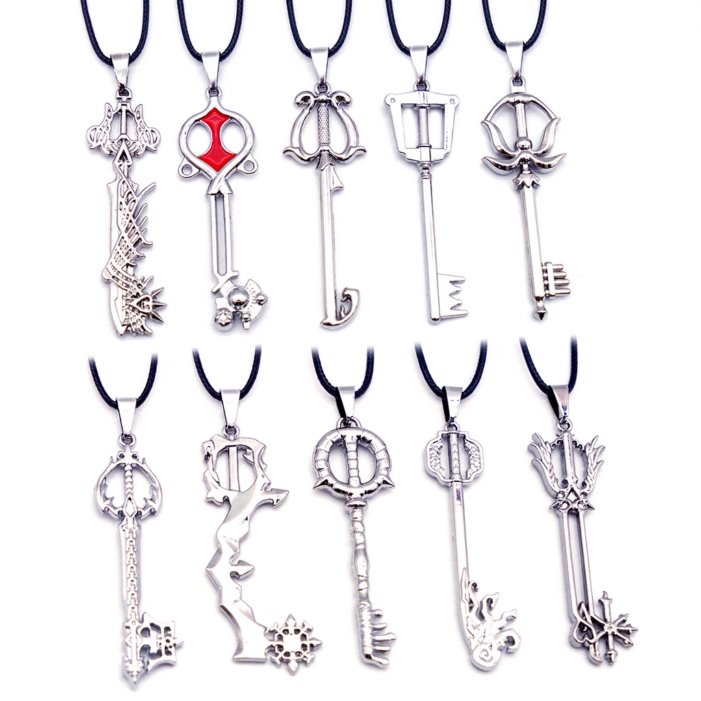Kingdom Hearts Necklace for Women Men Sora Key Keyblade Weapon ...