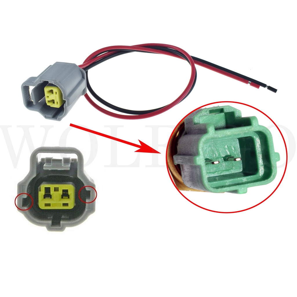 Coolant Temperature Sensor with Connector Plug for Toyota Camry Celica ...