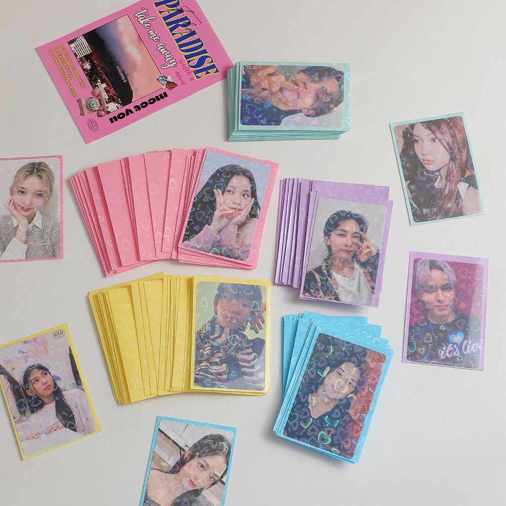 20Pcs/Pack Kpop Toploader Card Bag Photocard Sleeves Idol Photo Cards ...