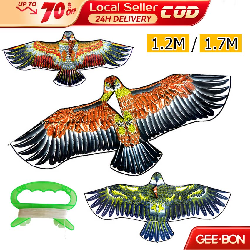 GEEBON Eagle Kite Large Flying Bird Kite Outdoor Trip Sport Toy 1.2m ...