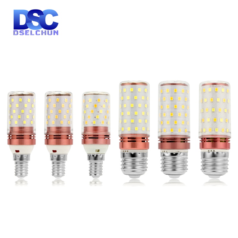 DSELCHUN Led E27 E14 Corn Bulb 6W 8W Light Bulbs 60/80LEDs SMD2835 220V LED Lamp Home Decoration ...