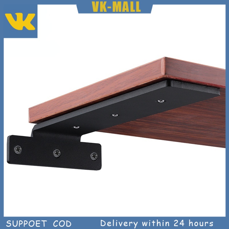 2Pcs Metal Floating Wall Bracket 8Inch Suspended Triangle Support Wall ...
