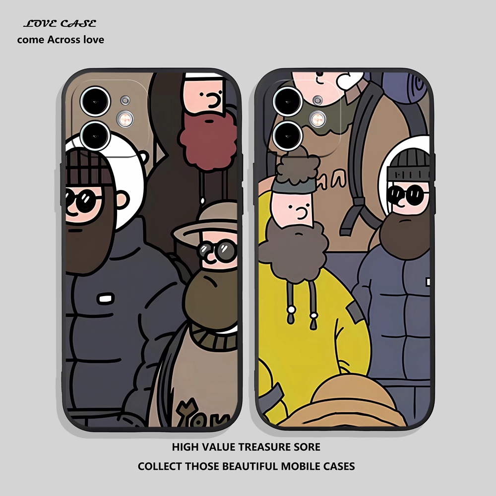 HUAWEI NOVA 2 3E 4E 2I 3I 5T Lite Doodle Fashion Man Couple Lover Soft ...