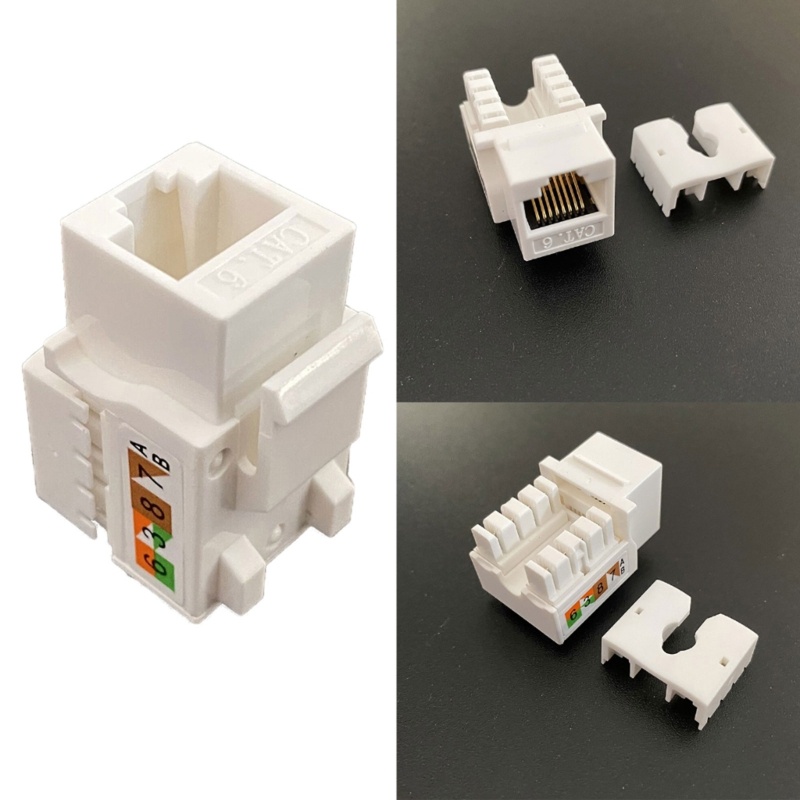 Con CAT6 Straight Through Module RJ45 Connector Information Socket ...